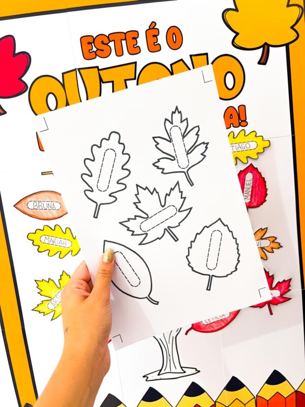 Atividade Coletiva - Chegada do Outono - Sala de aula divertida